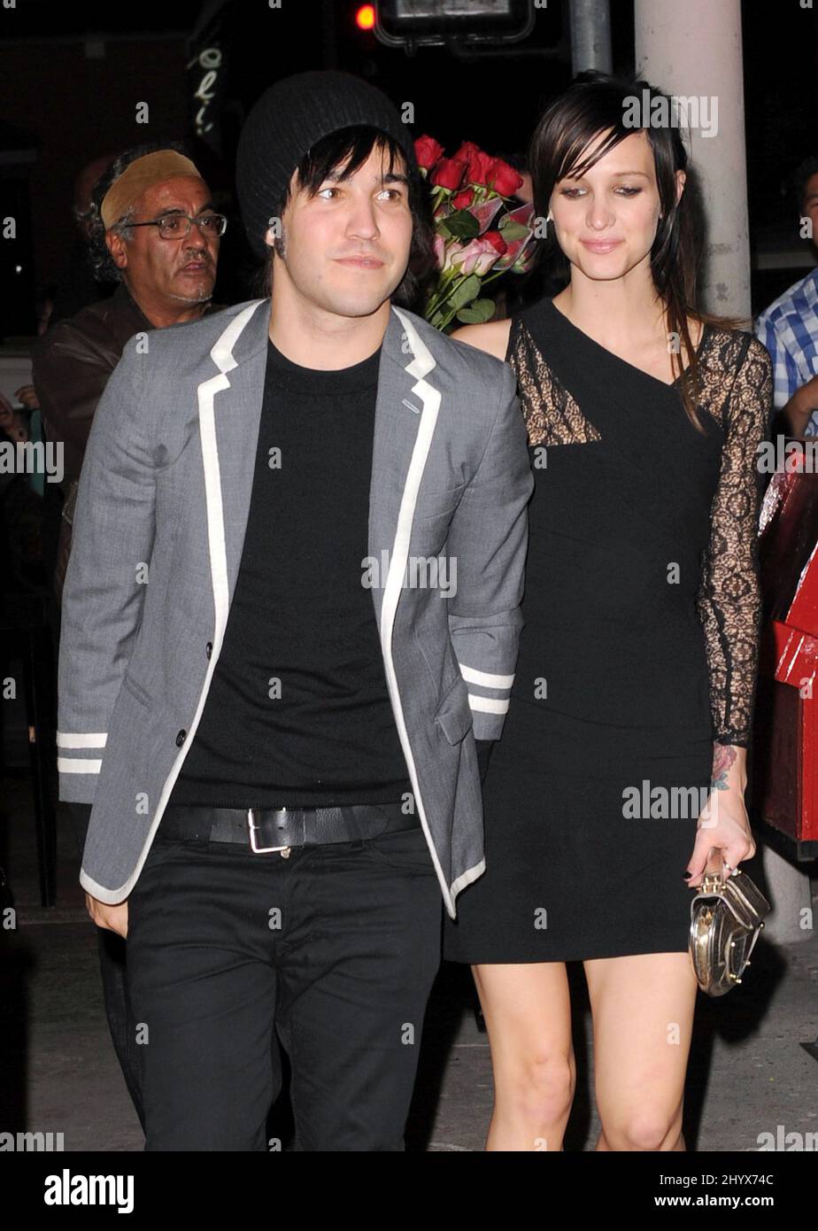 Pete Wentz and Ashlee Simpson-Wentz celebrate his birthday at Angels ...