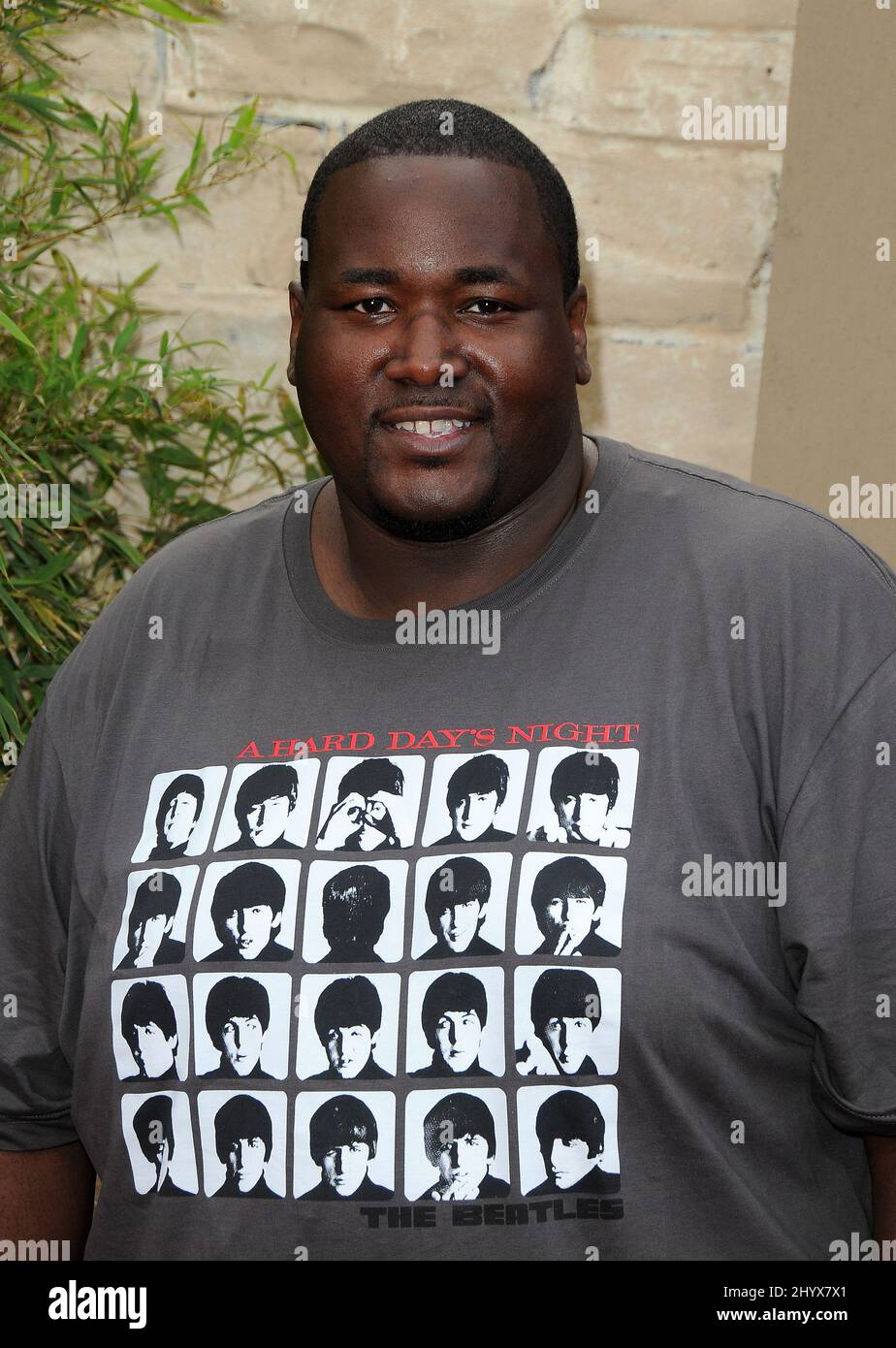 Quinton Aaron at the premiere of 'The Karate Kid' held at Mann Village ...
