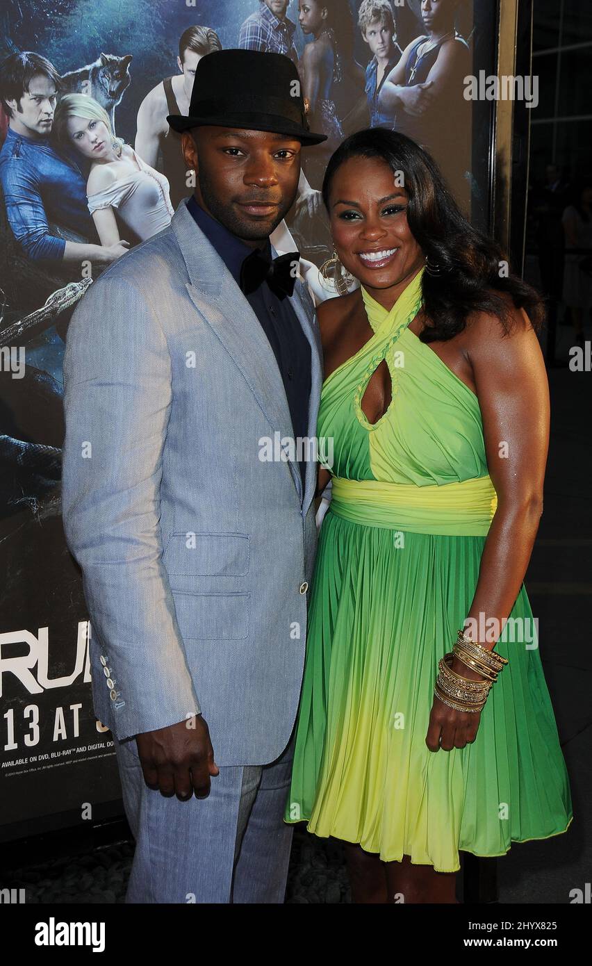 Nelsan Ellis at the 'True Blood' Season 3 premiere held at the Arclight ...