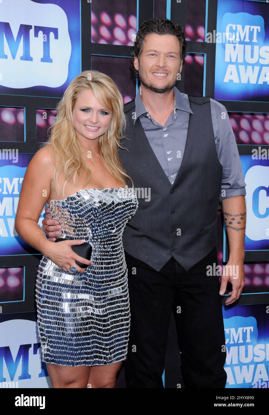 Miranda Lambert and Blake Shelton at the 2010 CMT Music Awards held at ...