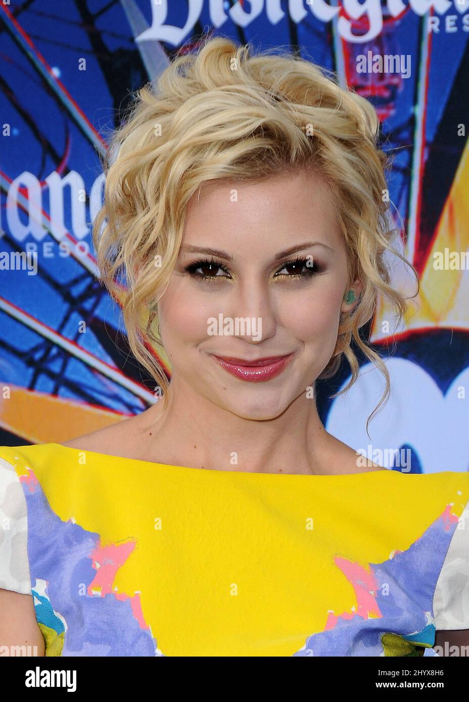 Chelsea Staub during Disney's 'World of Color' a nighttime water ...