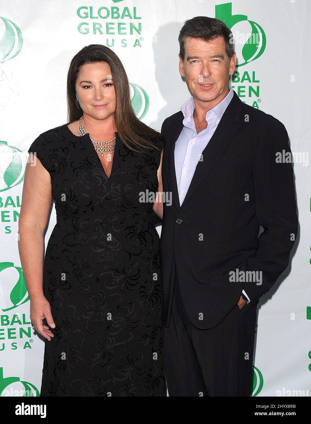 Keely Shaye Smith and husband Pierce Brosnan attend Global Green USA's ...