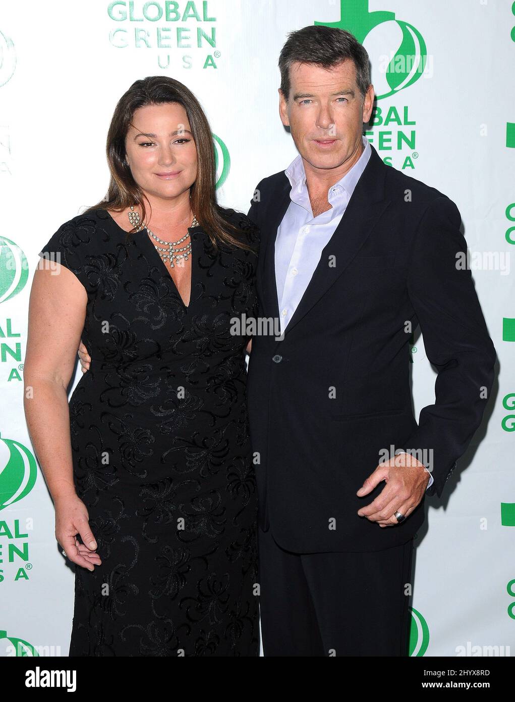 Keely Shaye Smith and husband Pierce Brosnan attend Global Green USA's ...