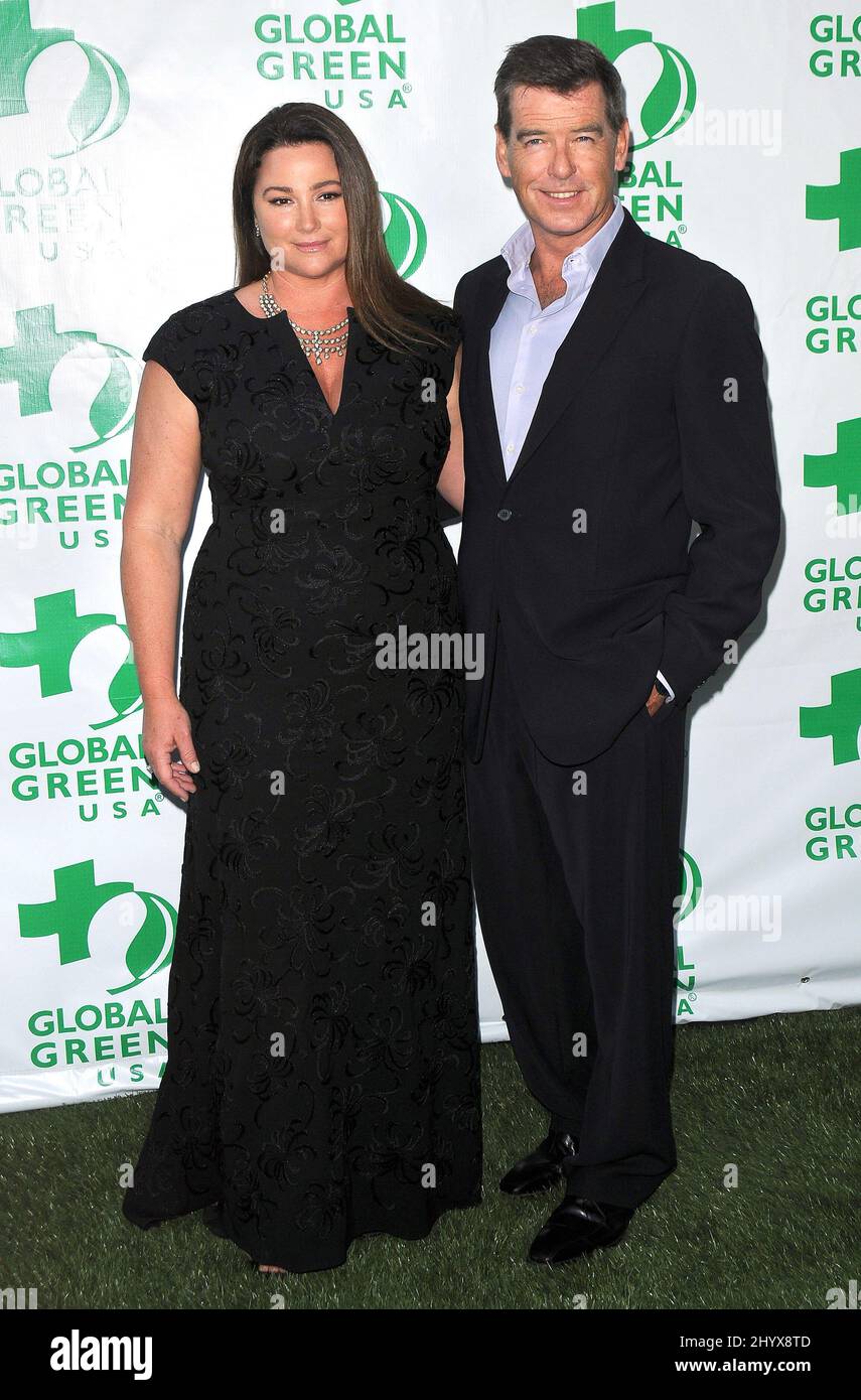 Keely Shaye Smith and husband Pierce Brosnan attend Global Green USA's ...