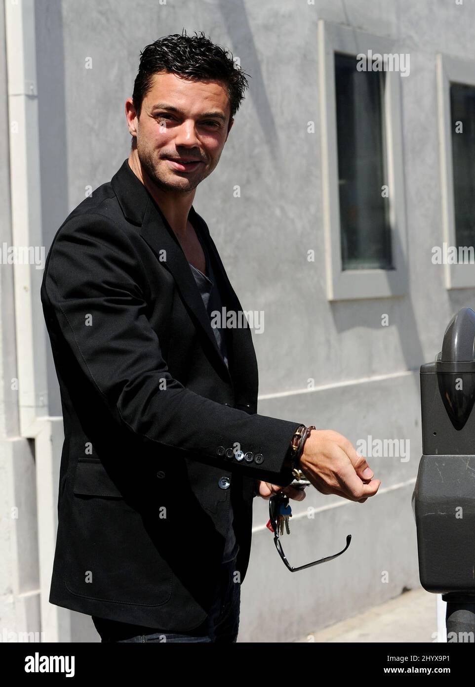 Dominic cooper stops by urth cafe hi-res stock photography and images ...