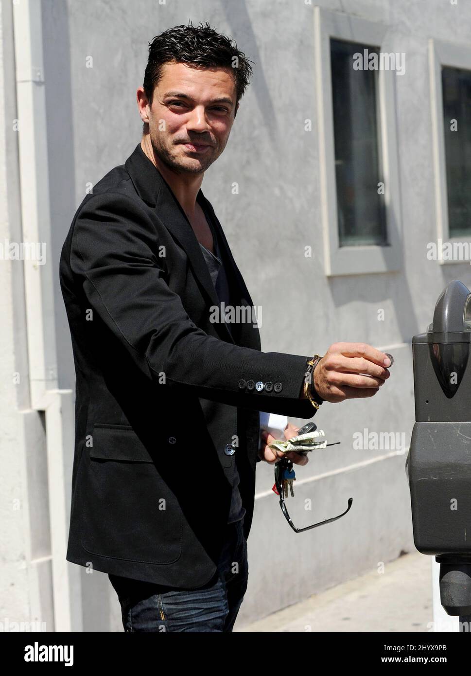 Dominic cooper stops by urth cafe hi-res stock photography and images ...