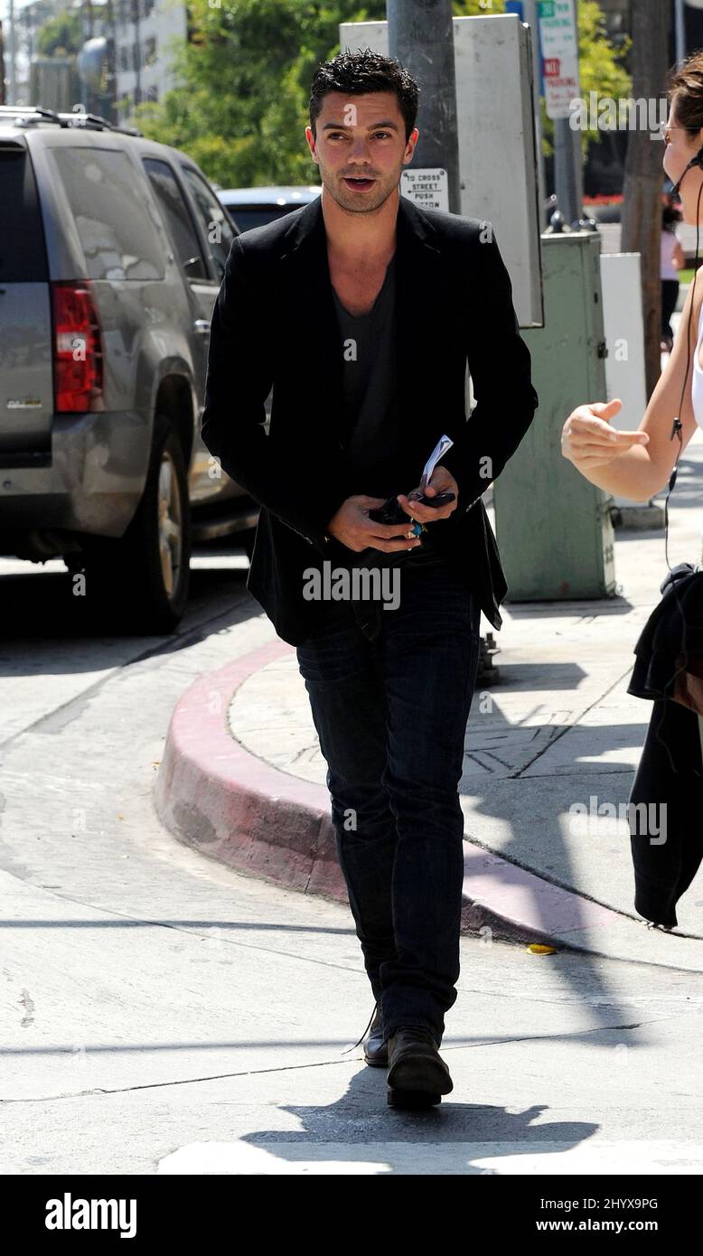 Dominic cooper stops by urth cafe hi-res stock photography and images ...
