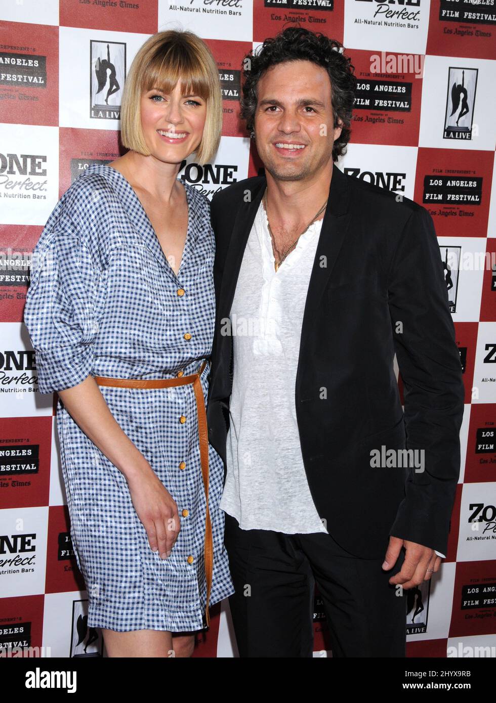 Mark Ruffalo and wife Sunrise Coigney attend the "The Kids Are All ...