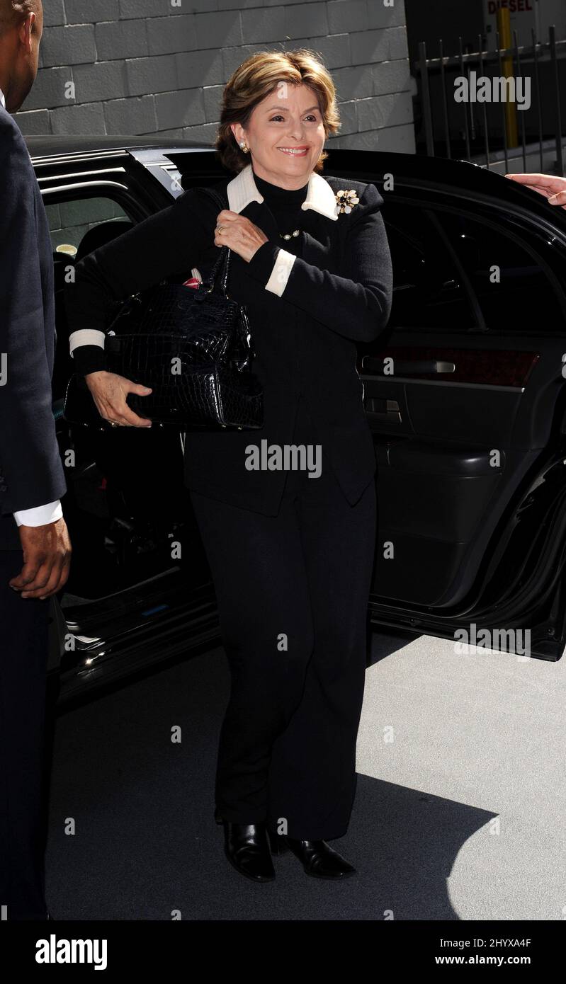 Gloria Allred attends the Larry King Live: Disaster in the Gulf ...