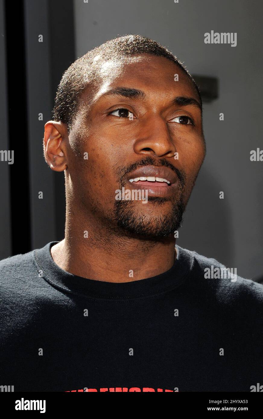 Ron Artest attends the Larry King Live: Disaster in the Gulf Telethon ...