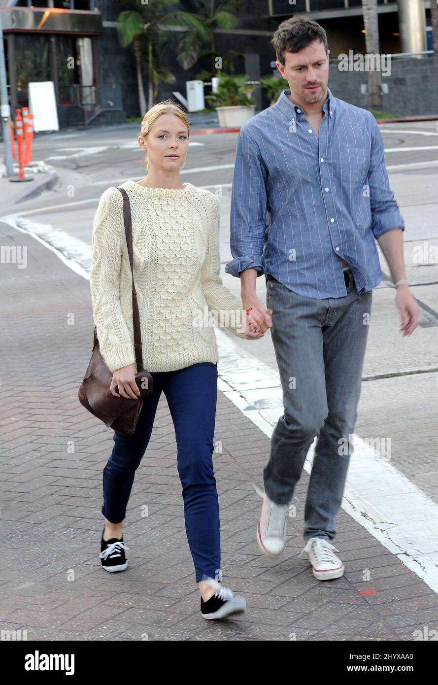 Jaime King and her husband seen on June 22, 2010 in Los Angeles ...