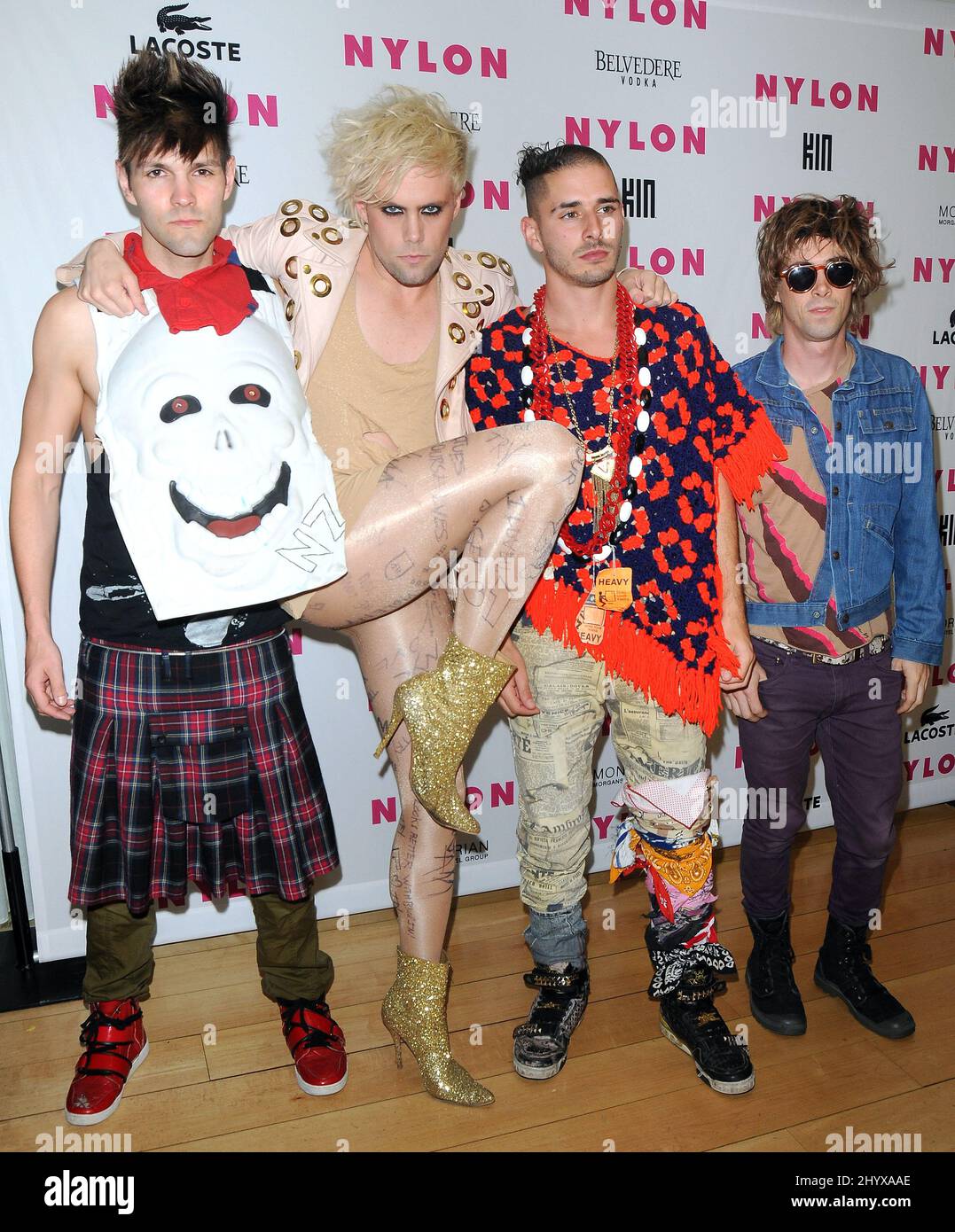 Semi Precious Weapons at Nylon Magazine's Music Issue Party held at ...