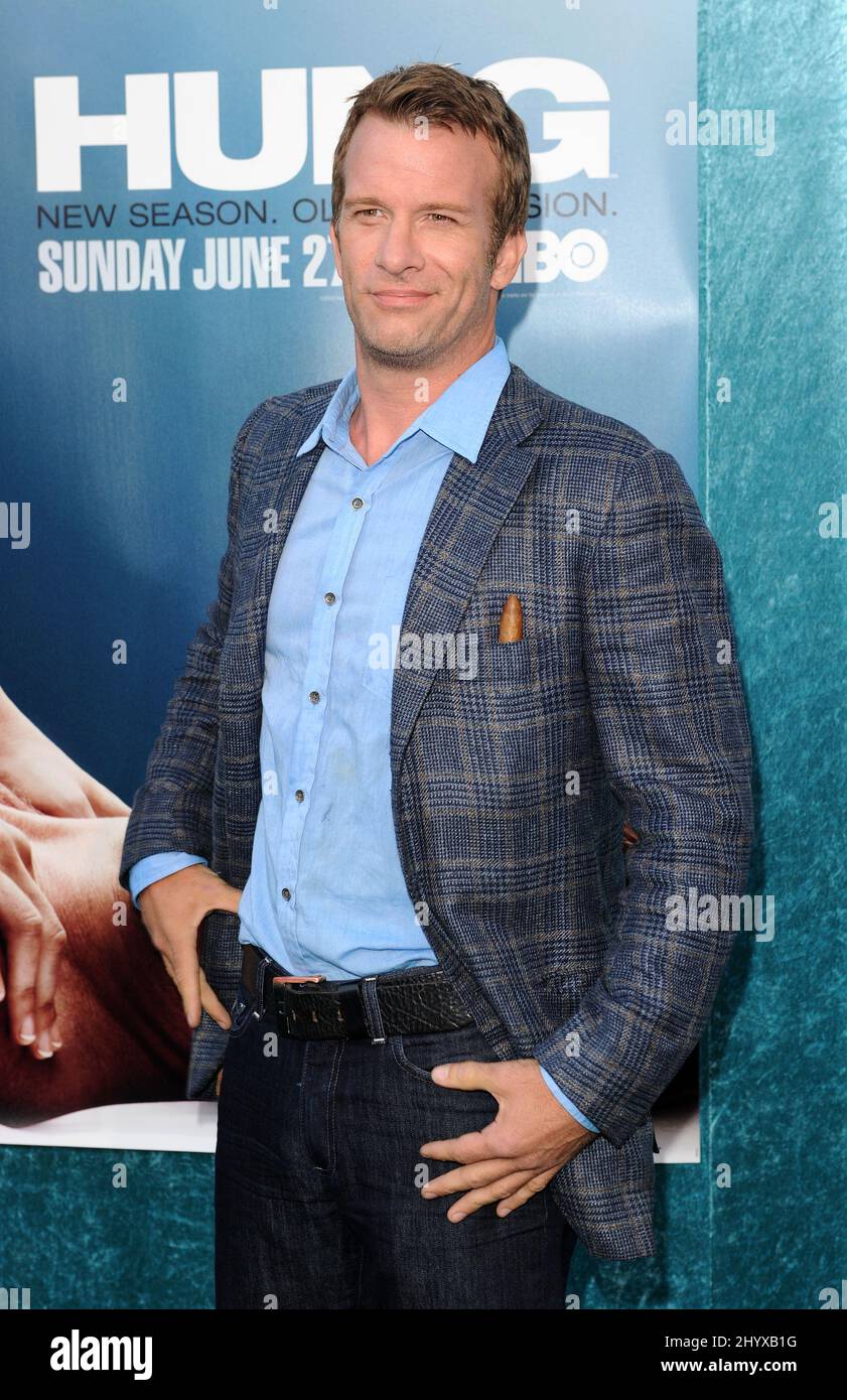Thomas Jane at the "Hung" Season 2 Los Angeles Premiere held at Paramount theater in Los Angeles ...