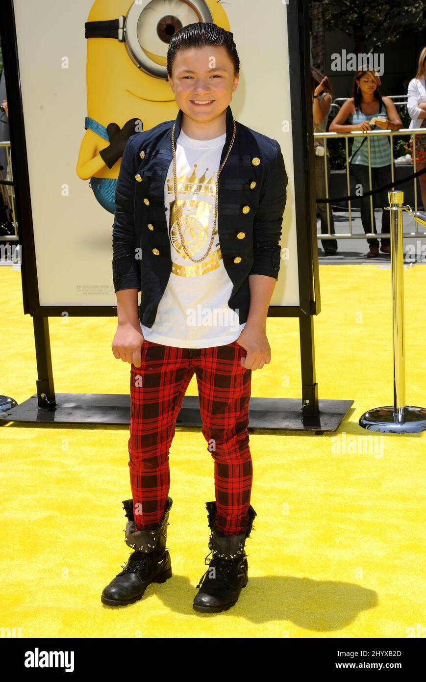 Joseph Castanon at the premiere of "Despicable Me" held at the Nokia ...