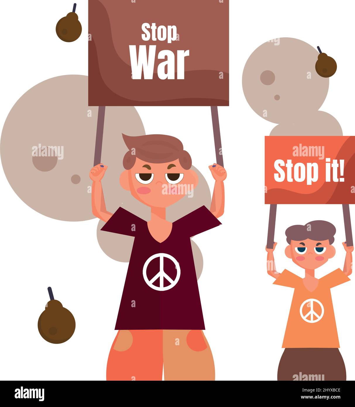 Posters Stop Stock Vector Images - Alamy