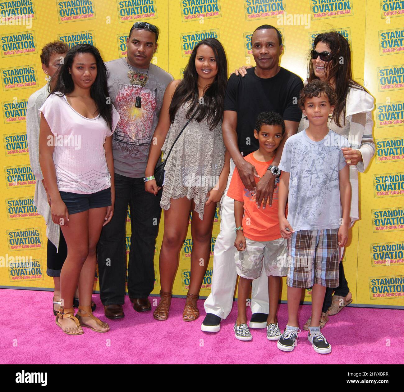 Sugar Ray Leonard at the film premiere for Standing Ovation, by ...