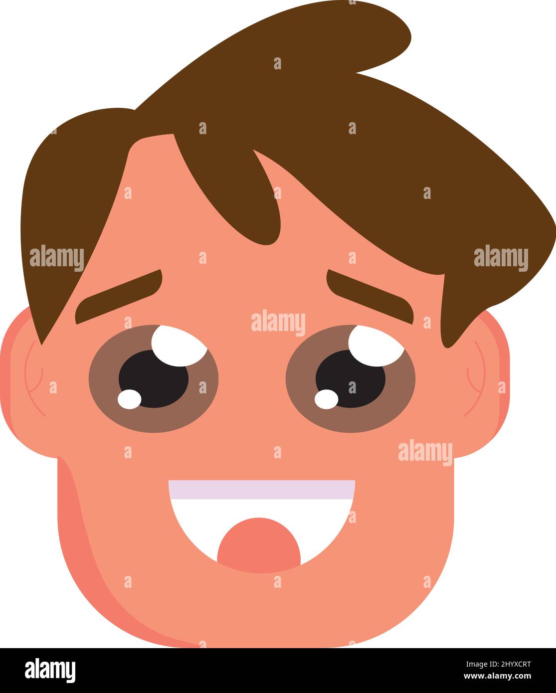 Isolated happy boy avatar cartoon Vector Stock Vector Image & Art - Alamy