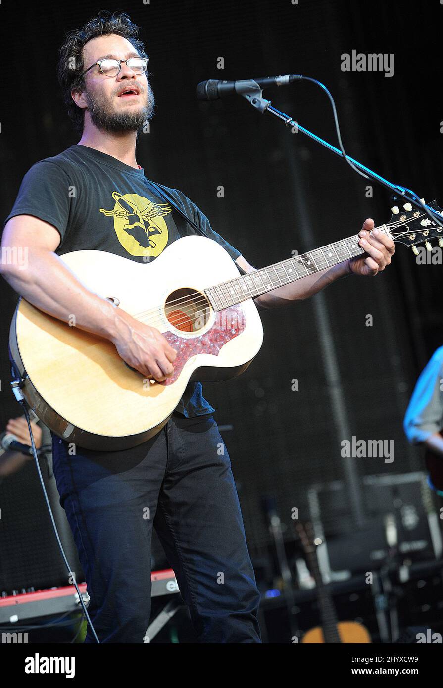 Amos Lee in Concert at the Virginia Beach Amphitheater, Virginia Stock ...