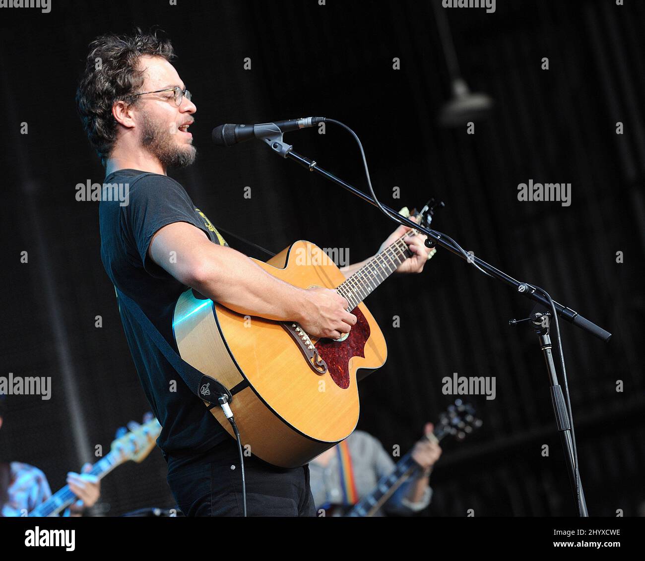 Amos Lee in Concert at the Virginia Beach Amphitheater, Virginia Stock ...