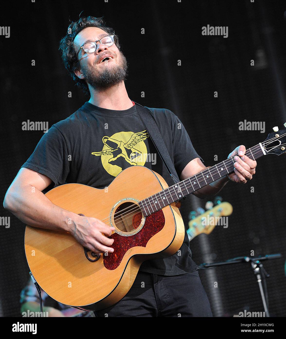 Amos Lee in Concert at the Virginia Beach Amphitheater, Virginia Stock ...
