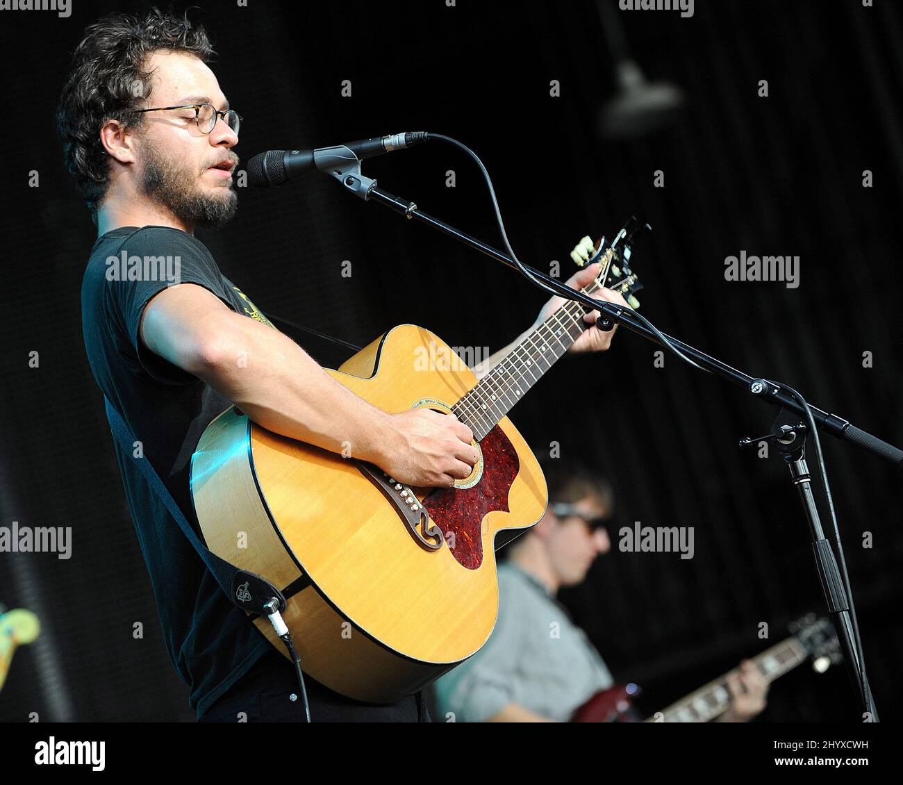 Amos Lee in Concert at the Virginia Beach Amphitheater, Virginia Stock ...