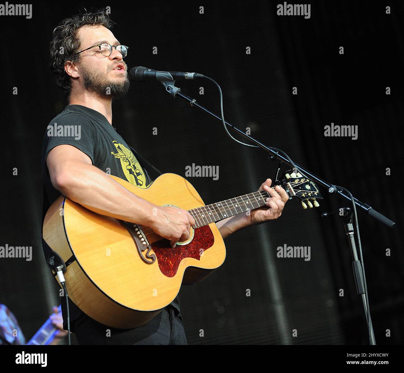 Amos Lee in Concert at the Virginia Beach Amphitheater, Virginia Stock ...