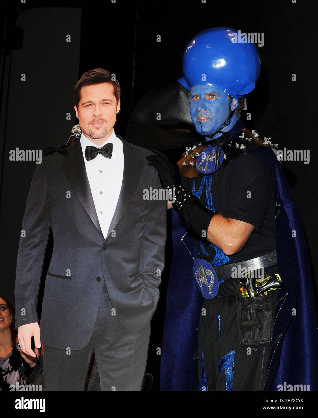 Brad Pitt and Will Ferrell at day one of the 2010 Comic Con ...