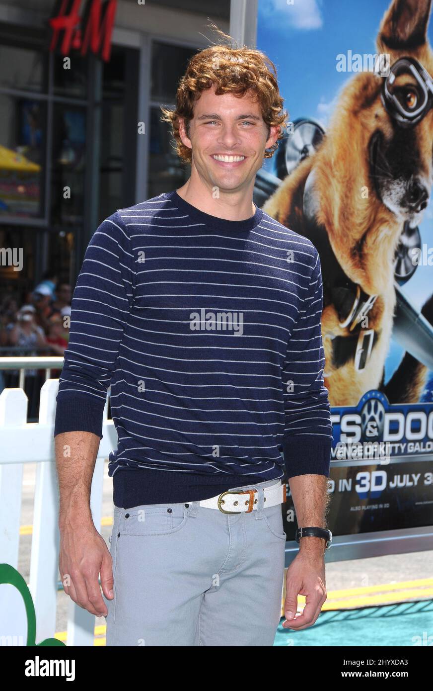 James Marsden attends the Cats & Dogs: The Revenge Of Kitty Galore ...