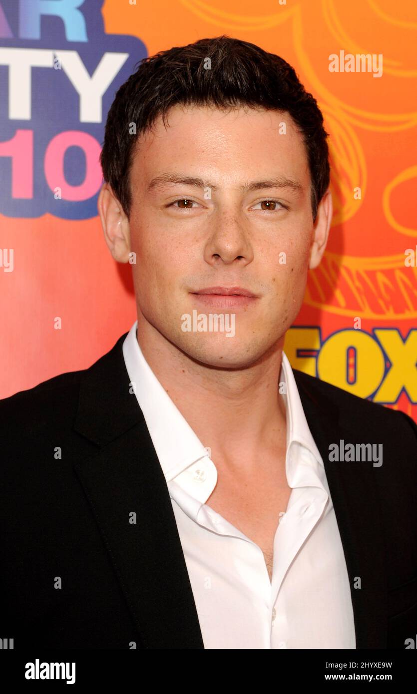 Cory Monteith at the FOX 2010 Summer Press Tour Party, held at the ...