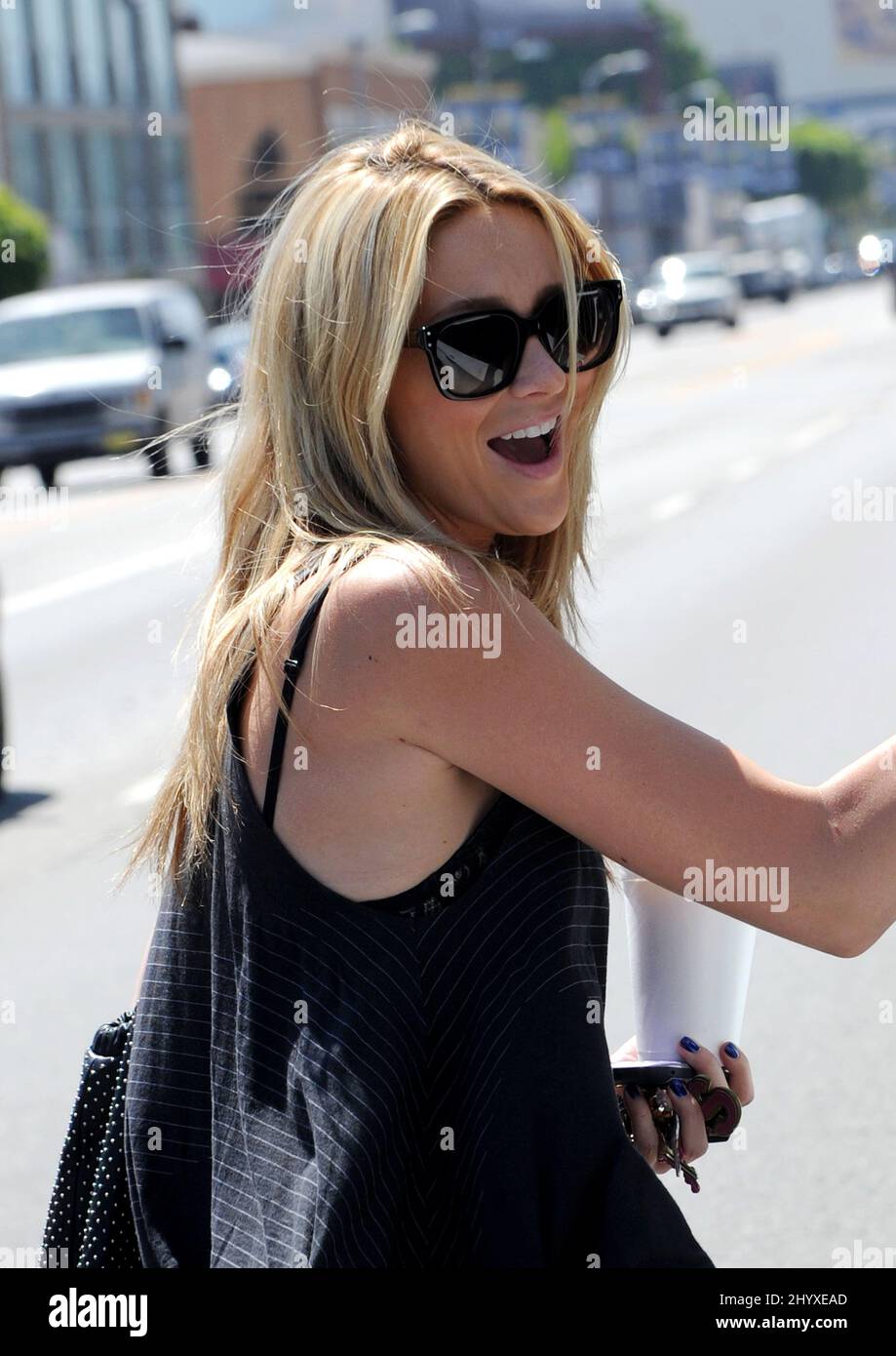 Stephanie Pratt is seen out and about in Los Angeles, USA Stock Photo ...