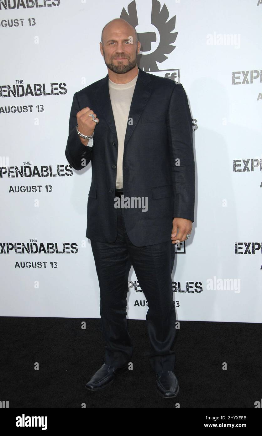 Randy Couture at the Expendables premiere held at Grauman's Chinese ...