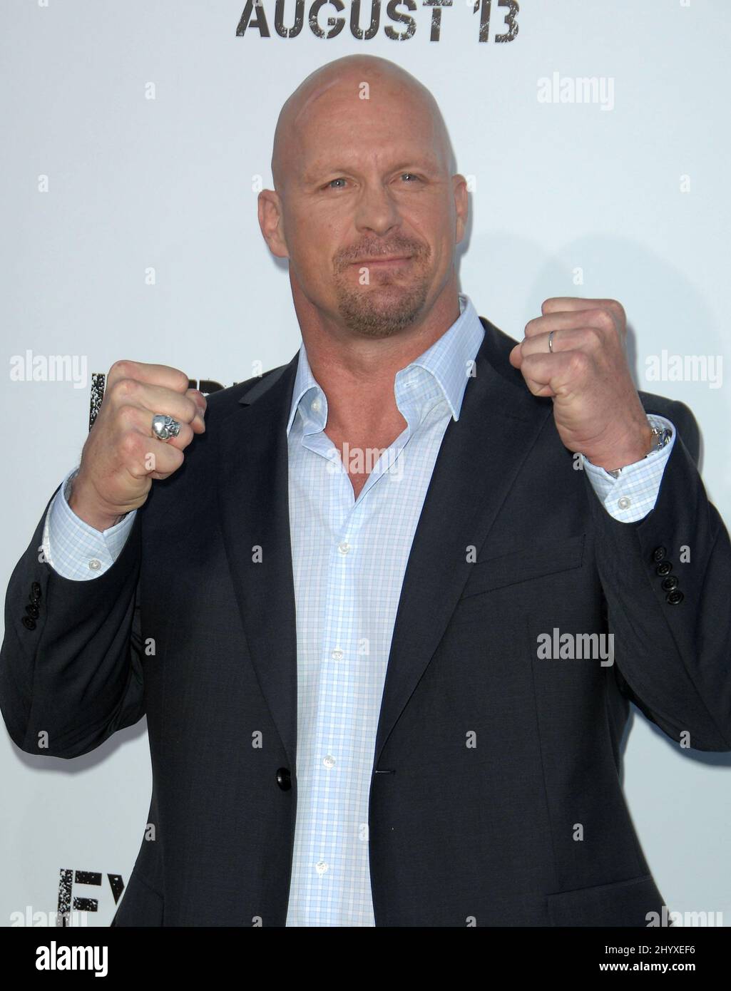 Steve Austin at the Expendables premiere held at Grauman's Chinese ...