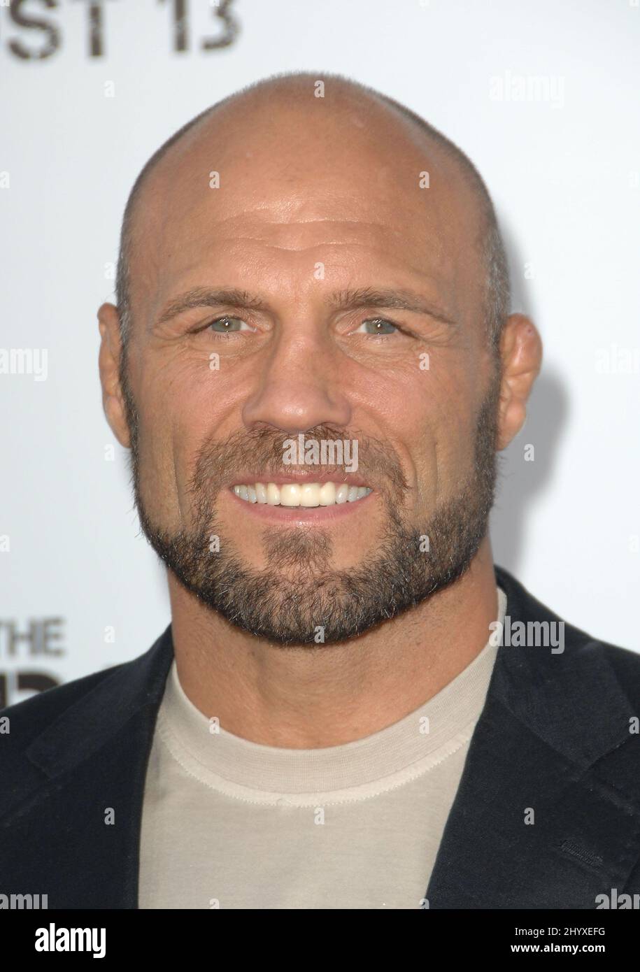 Randy Couture at the Expendables premiere held at Grauman's Chinese ...