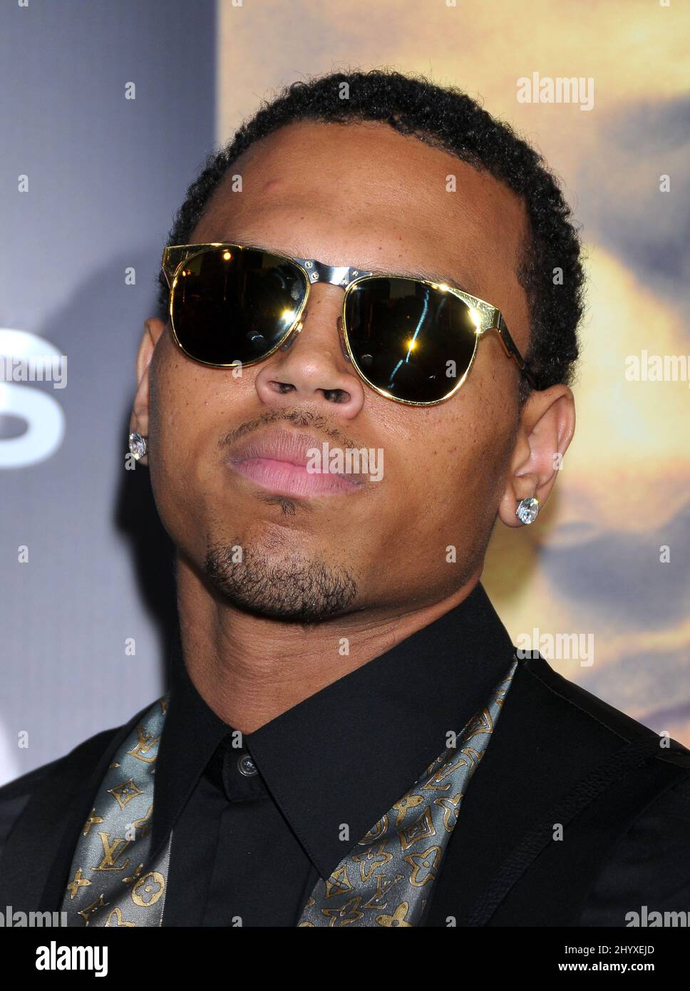 Chris Brown at the world premiere of 'Takers' held at the ArcLight ...