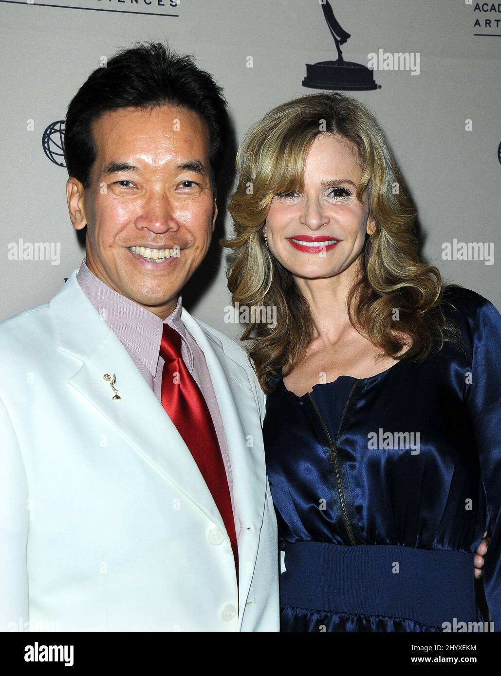 Peter Kwong and Kyra Sedgwick at the Academy of Television Arts ...