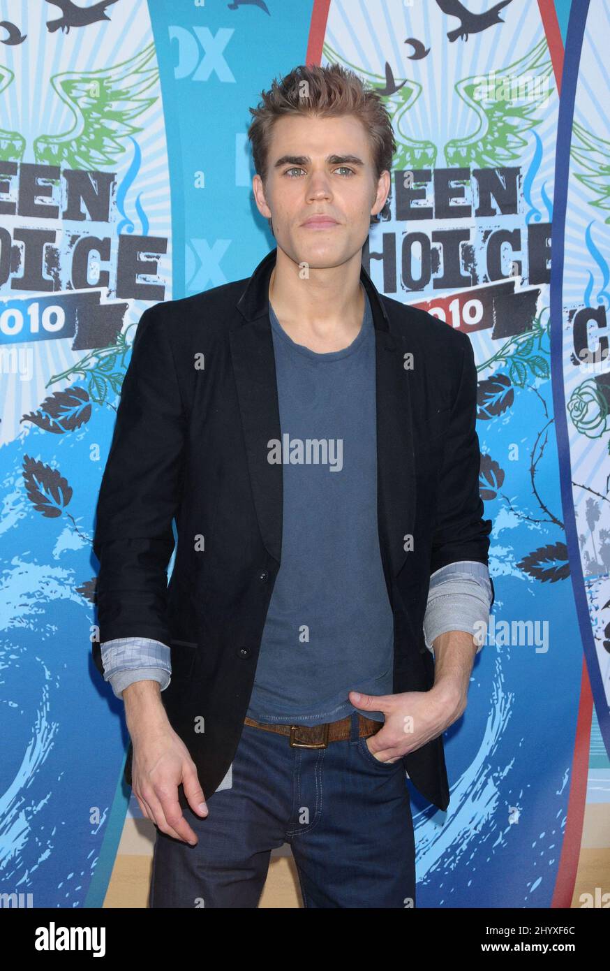 Paul Wesley at the Teen Choice Awards 2010 held at the Gibson ...