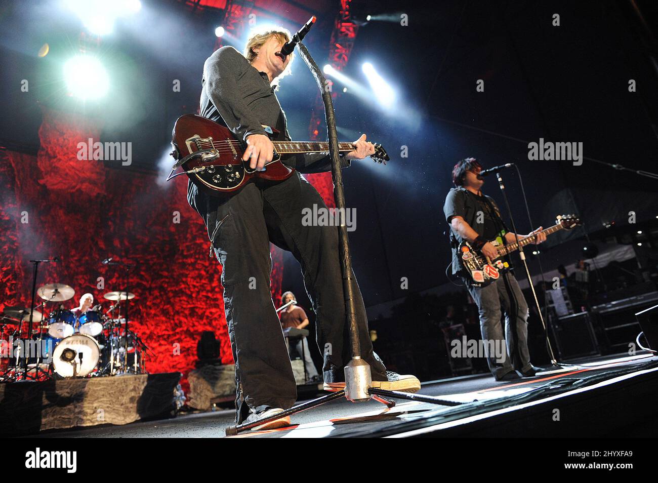 Johnny Rzeznik of the Goo Goo Dolls performs live in concert at the ...