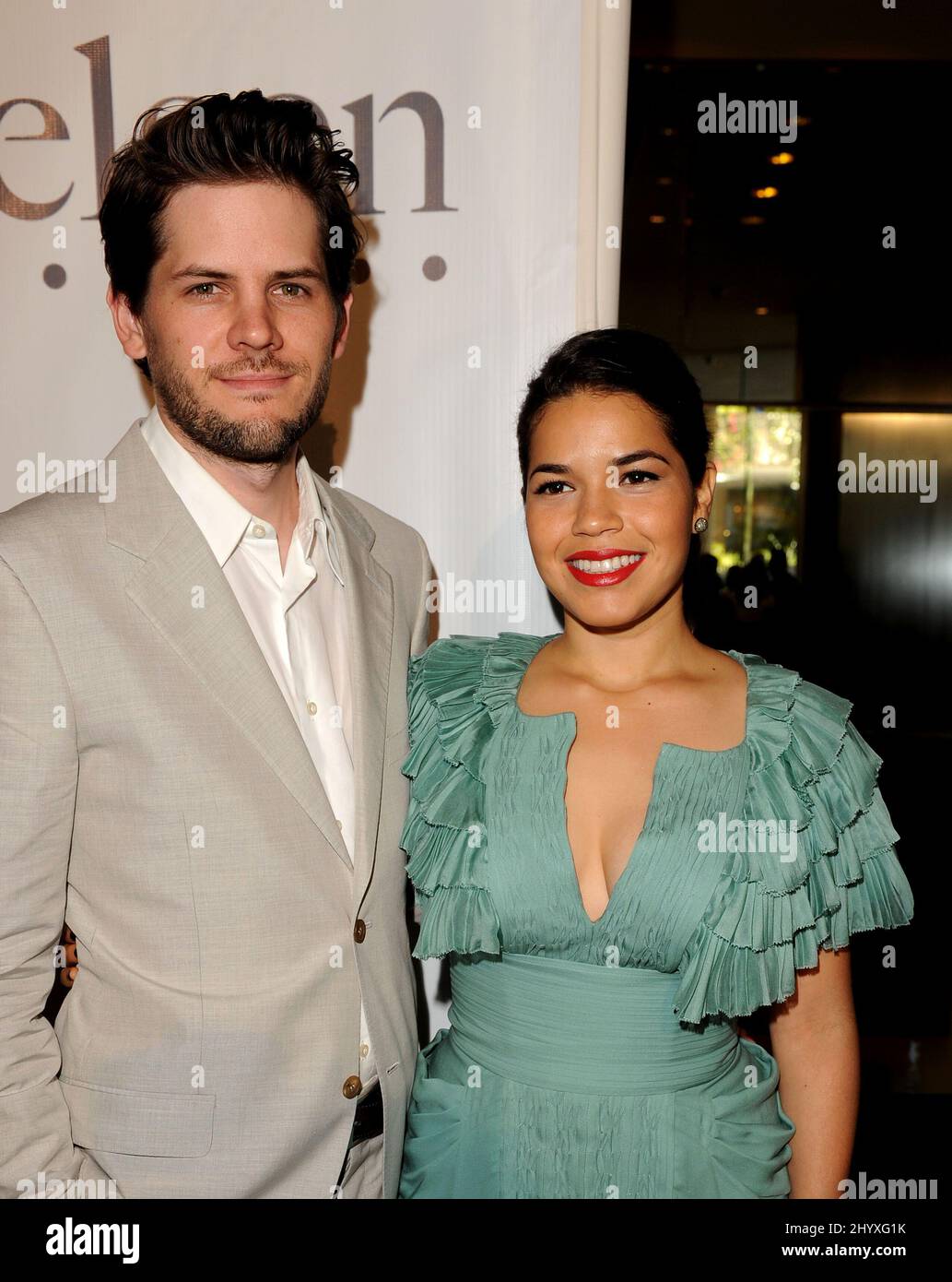 Ryan Piers Williams and fiance America Ferrera during the 2010 Annual ...