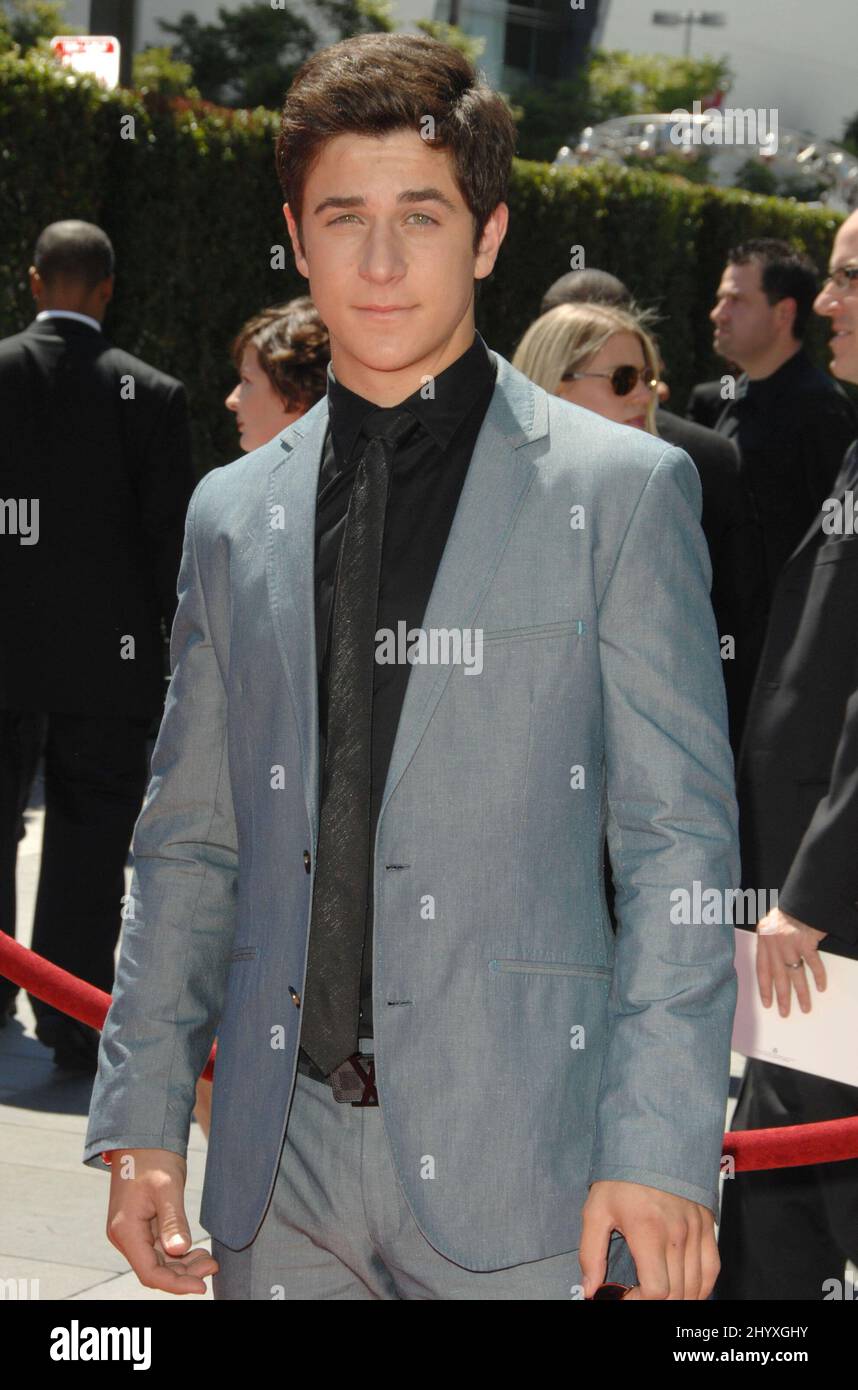 David Henrie arriving at the 2010 Primetime Creative Arts Emmy Awards ...