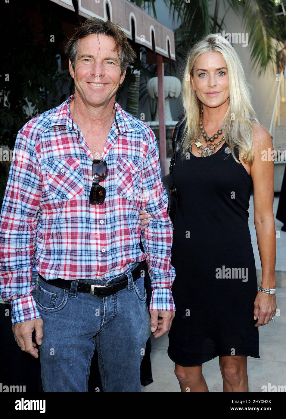 Dennis Quaid and wife Kimberly Quaid attend the 2010 Eco-Emmys ...