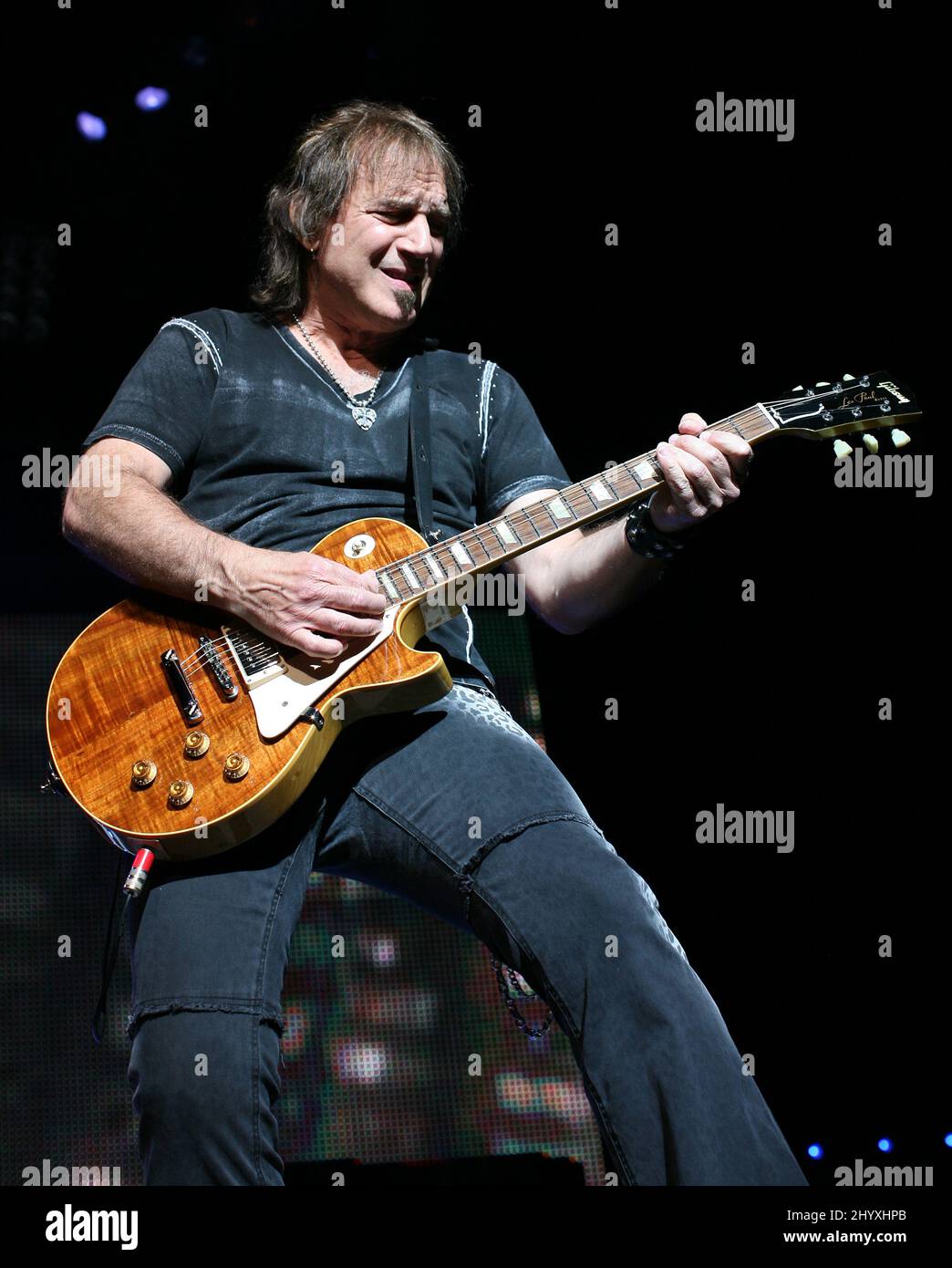 Dave Amato from REO Speedwagon performs during the Pat Benatar and REO ...