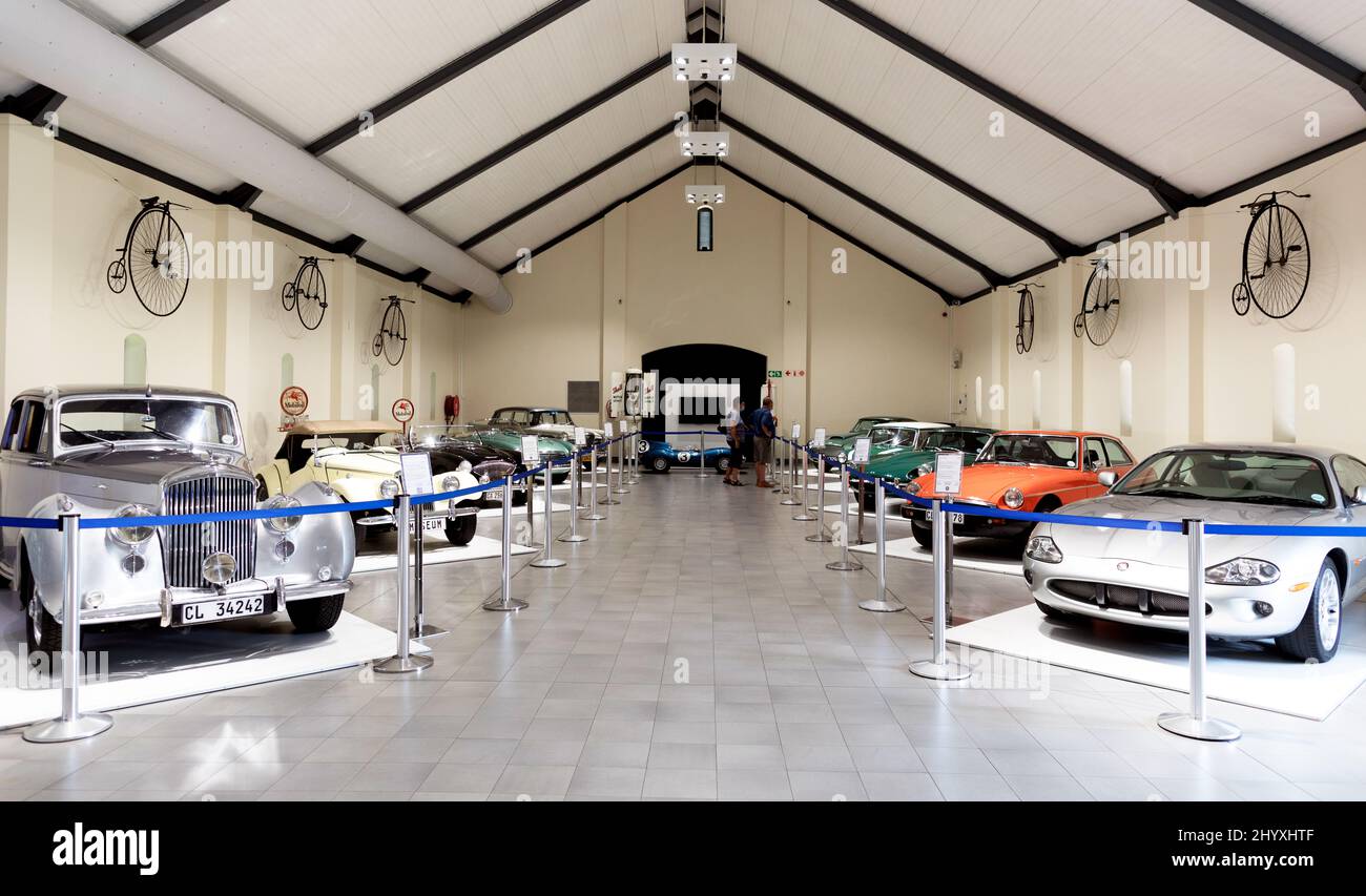 Classic Cars at The Franschhoek Motor Museum South Africa Stock Photo ...