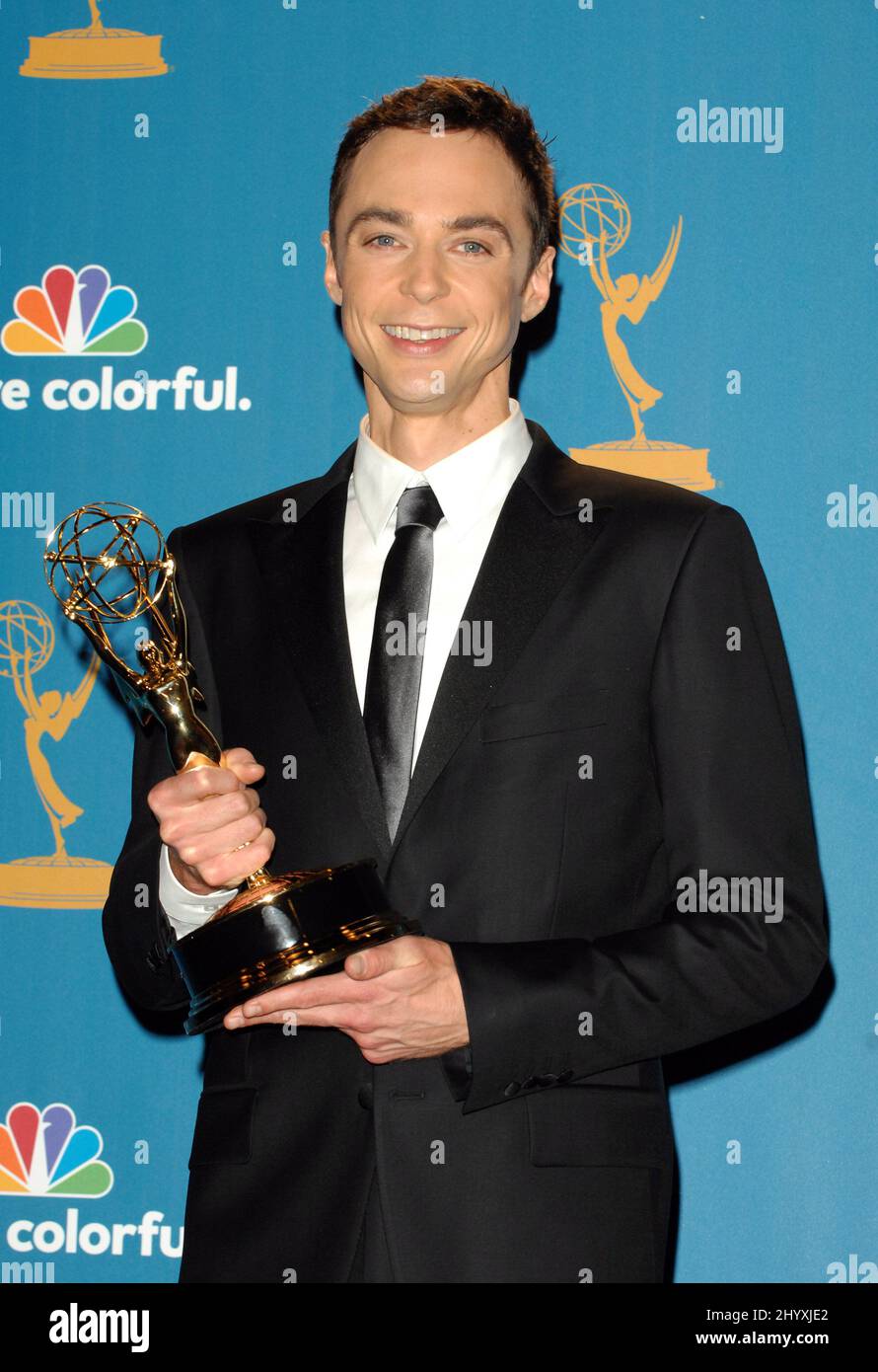 Jim Parsons in the Press Room during at the 62nd Annual Primetime Emmy Awards held at the Nokia ...
