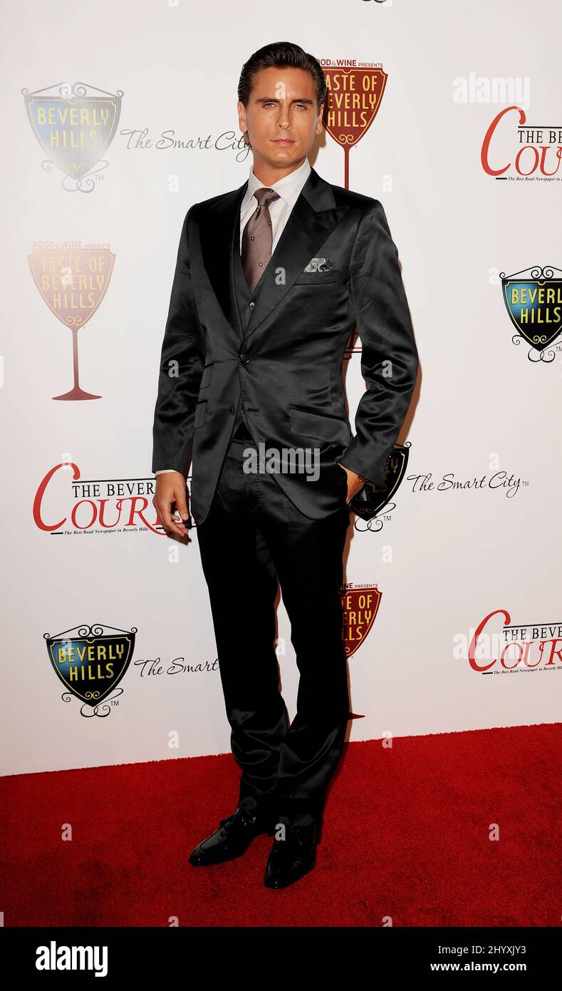 Scott Disick during the Taste of Beverly Hills Wine and Food Festival ...