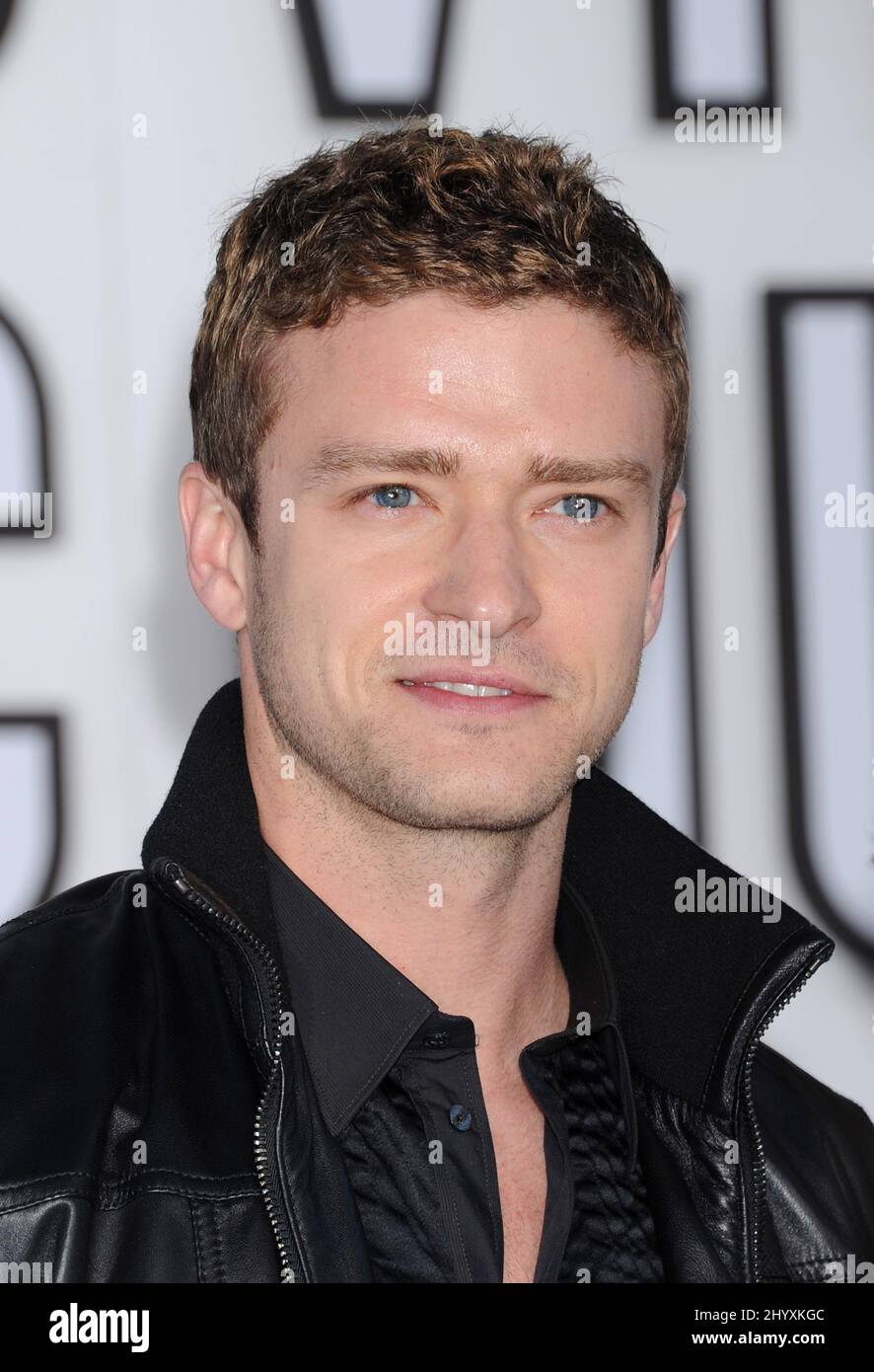 Justin Timberlake arriving at the 2010 MTV Video Music Awards held at ...