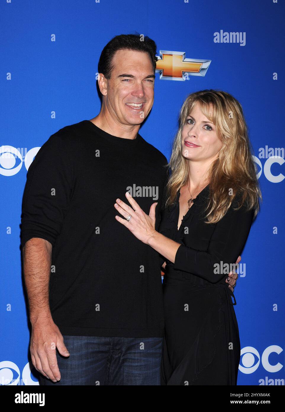 Patrick Warburton and Cathy Jennings during the CBS Fall Season ...
