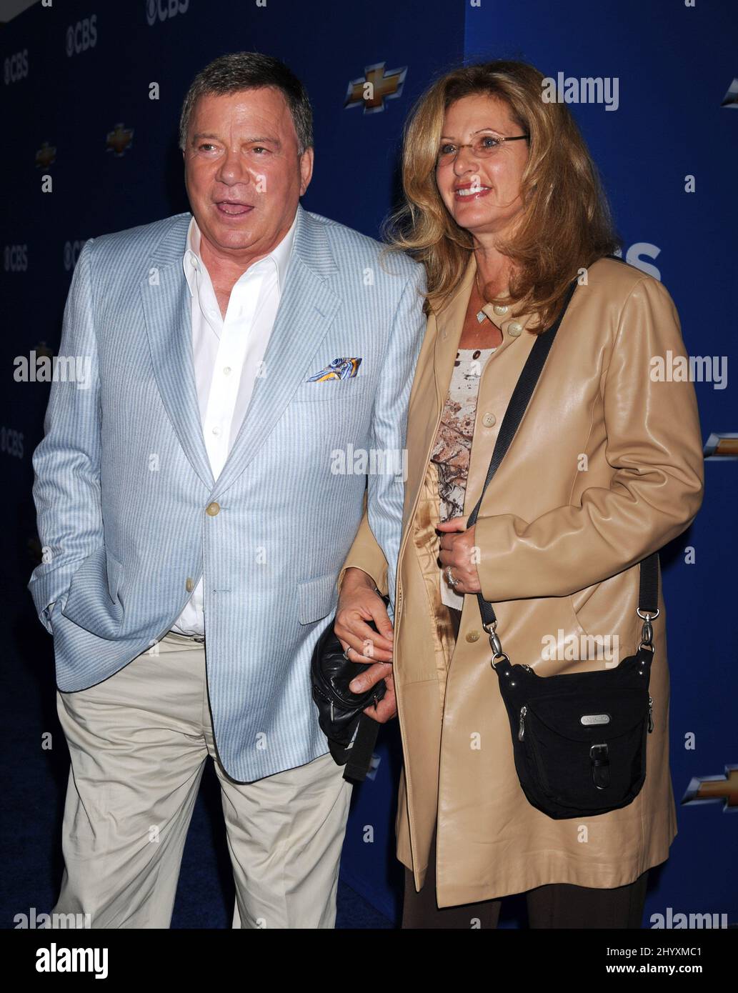 William Shatner and Elizabeth Martin during the CBS Fall Season ...