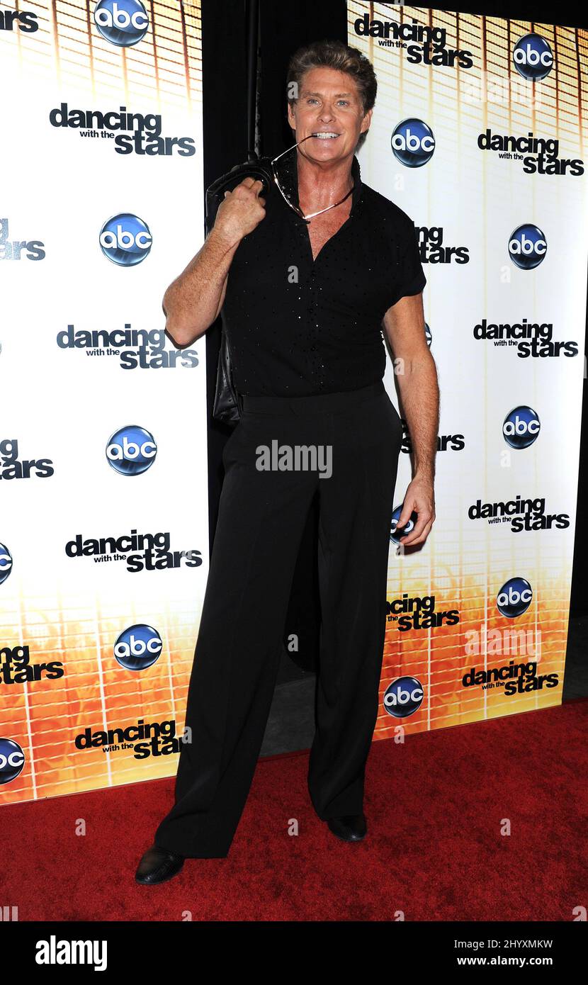 David Hasselhoff at the "Dancing with the Stars" Season 11 Premiere ...