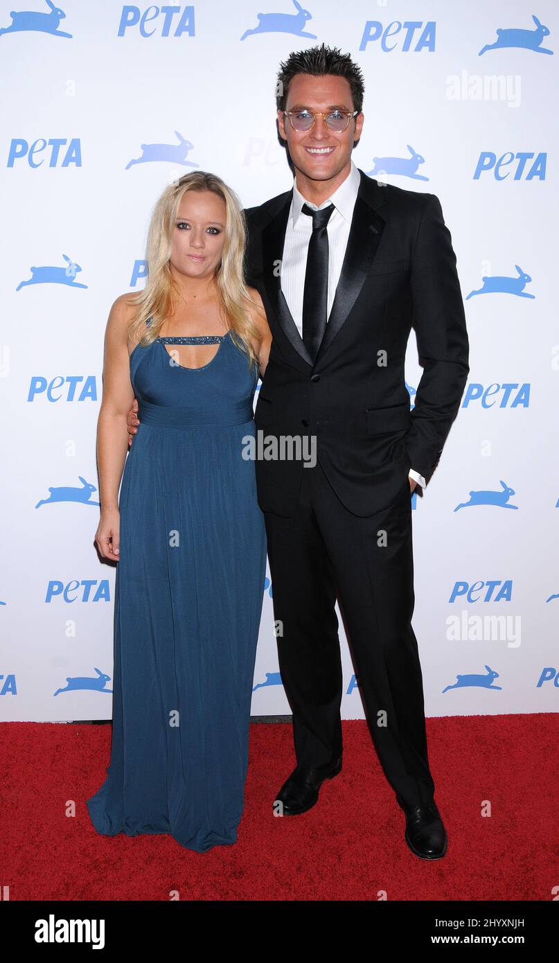 Lucy Davis and Owain Yeoman at PETA's 30th Anniversary Gala and Humanitarian Awards held at the ...