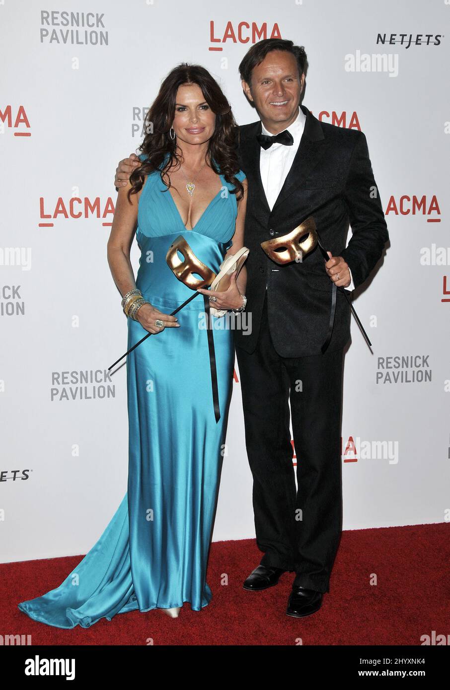 Roma Downey and Mark Burnett at the LACMA presents "The Unmasking" Lynda and Stewart Resnick ...